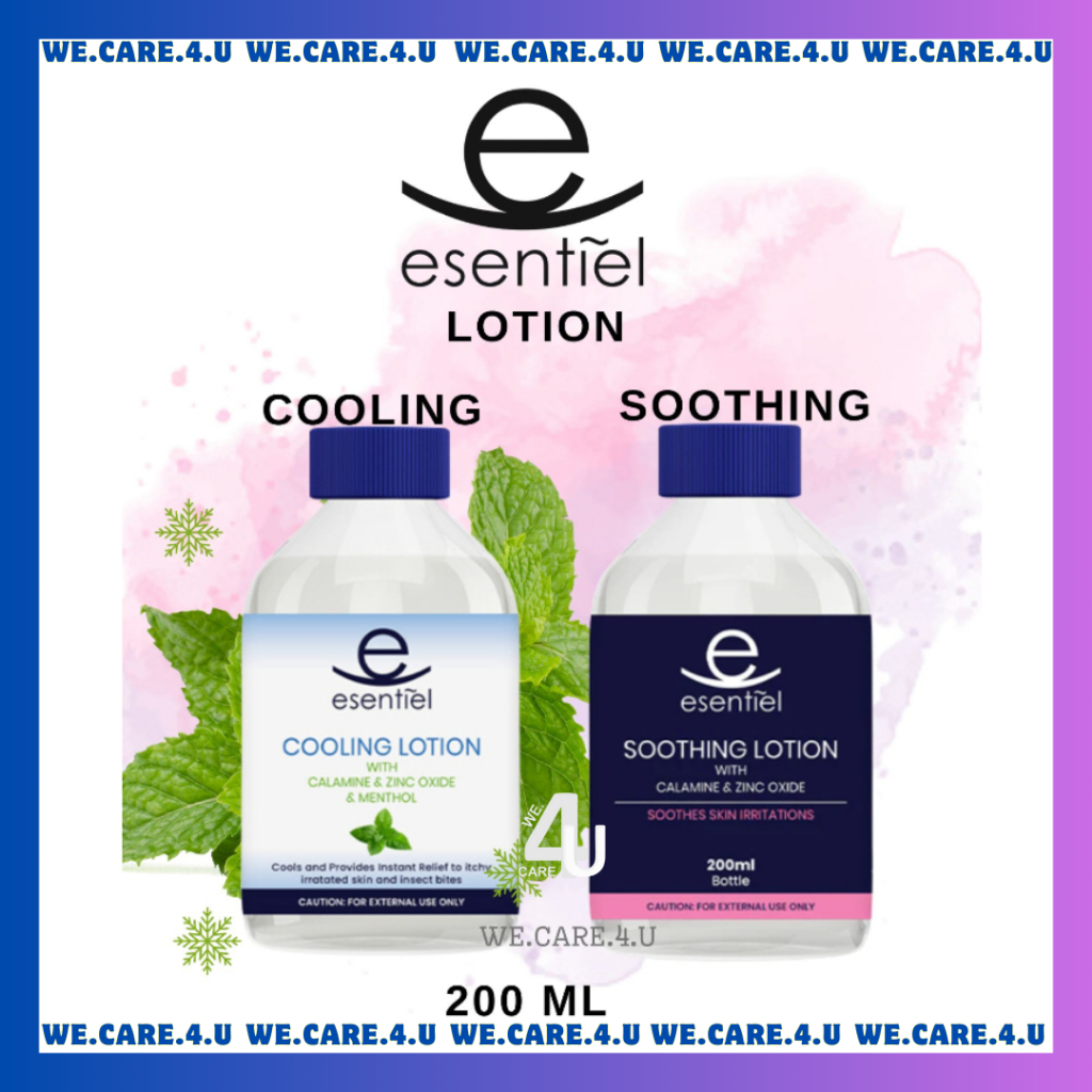 ~ESENTIEL SOOTHING LOTION WITH CALAMINE & ZINC OXIDE 200ML / COOLING ...