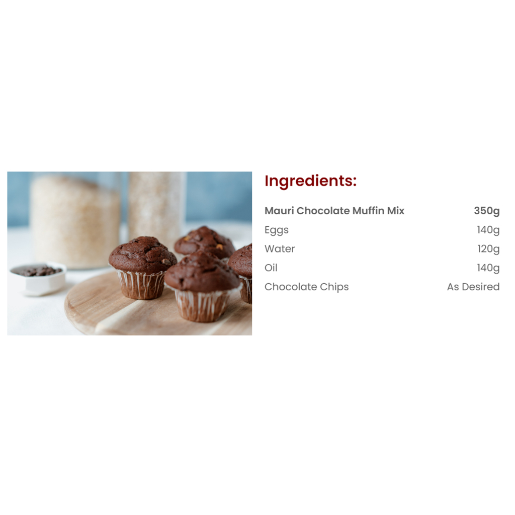 AB Mauri Muffin Cake Mix - Chocolate 350g (2708T) | Shopee Singapore