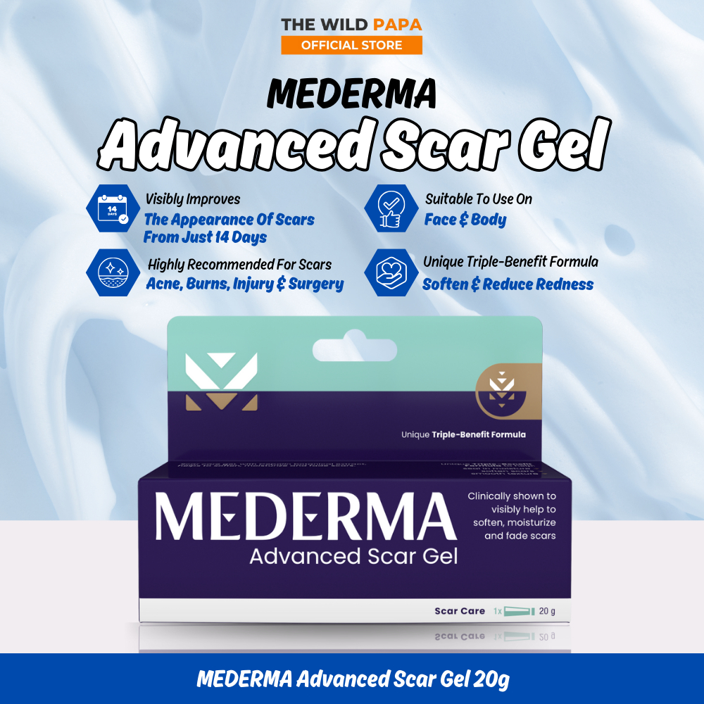 MEDERMA Advanced Scar Gel 10g Suitable For Acne, Burns, Injury ...