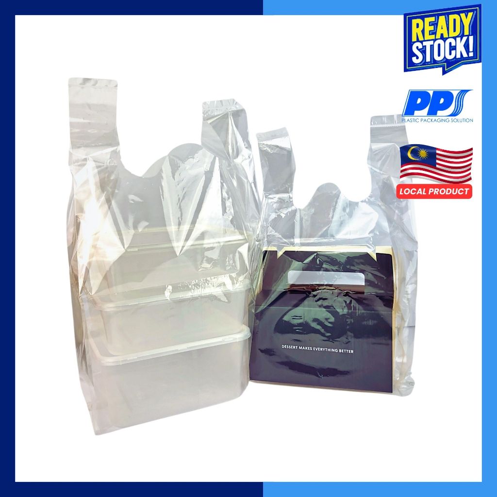 250gram Plastic bag PP clear transparent singlet plastic bag plastik ...
