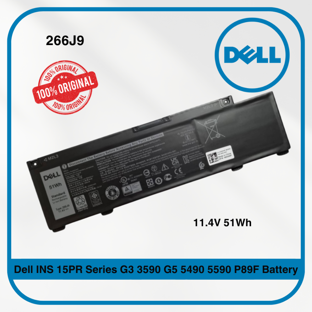 Dell 266J9 for Inspiron 15PR Series G3 3590 G5 5490 5590 G7 7590 7790 ...
