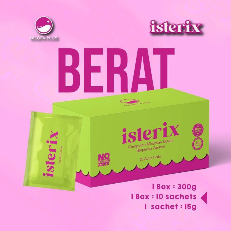 ISTERIX BY NILOFA PLUS / ISTERIX NEELOFA 10 SACHETS PER BOX HQ | Shopee ...