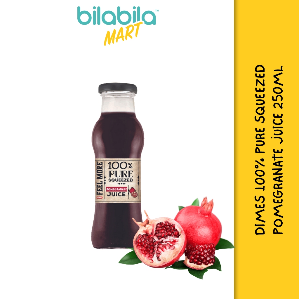 DIMES Feel More 100% Pure Squeezed Fruit Juice (Pomegranate, Fruit Mix ...