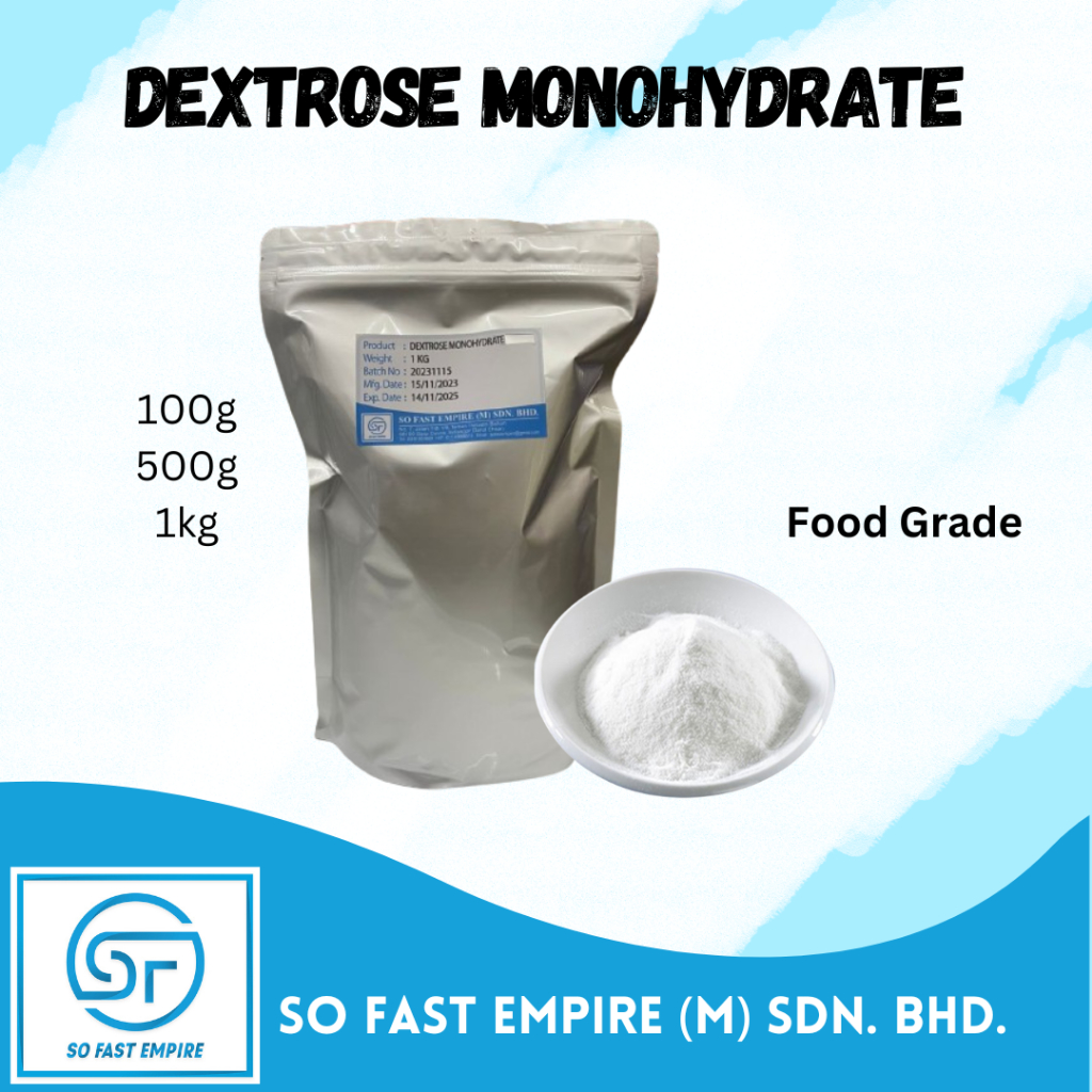 Dextrose Monohydrate (food grade) 100g/500g/1kg | Shopee Singapore