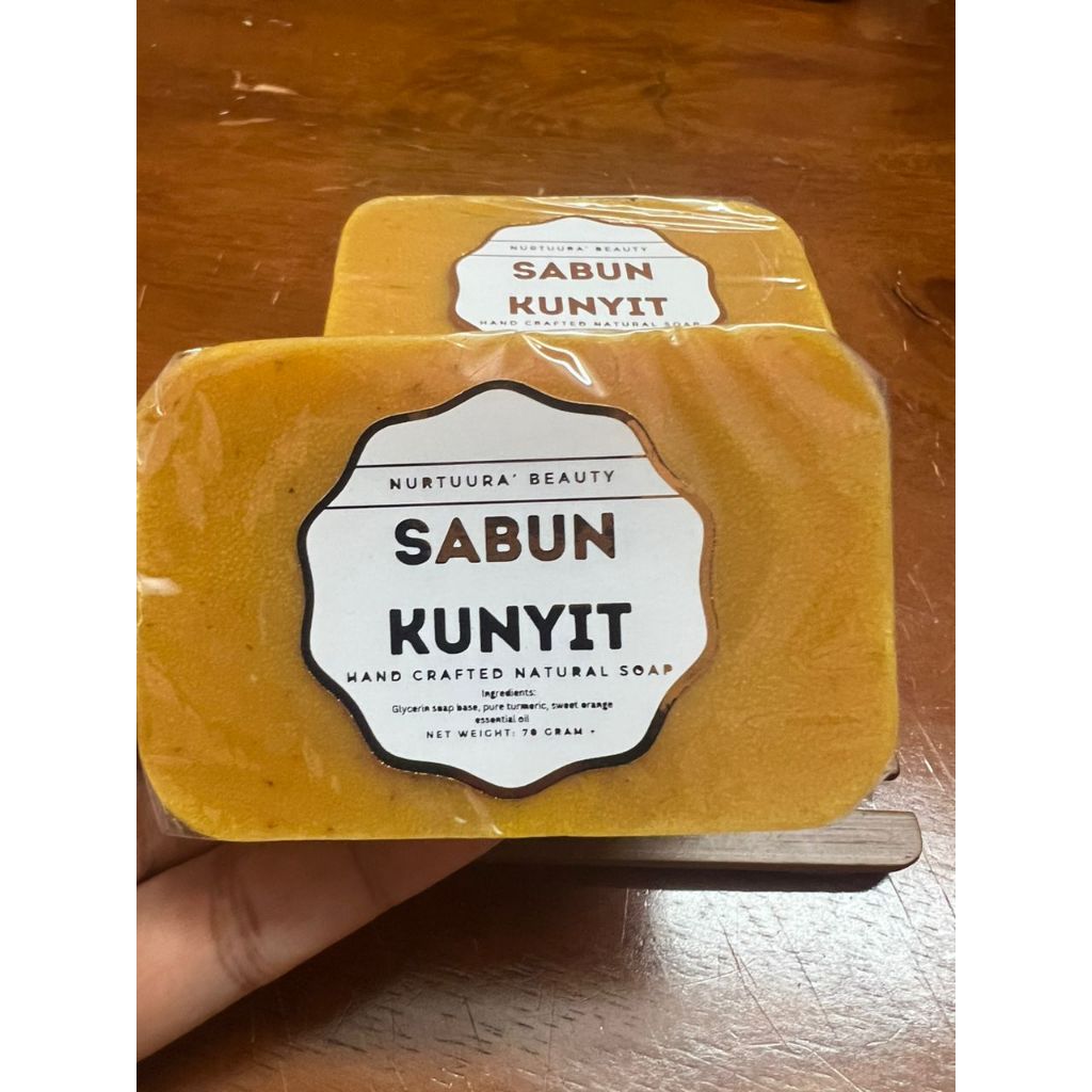 [RAYA DEAL] Sabun Kunyit 100% Homemade Organic Pure Kunyit 60gm NO SLS ...