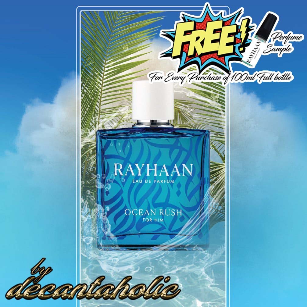 RAYHAAN OCEAN RUSH EDP 100ml (THE AQUA COLLECTION) | Shopee Singapore