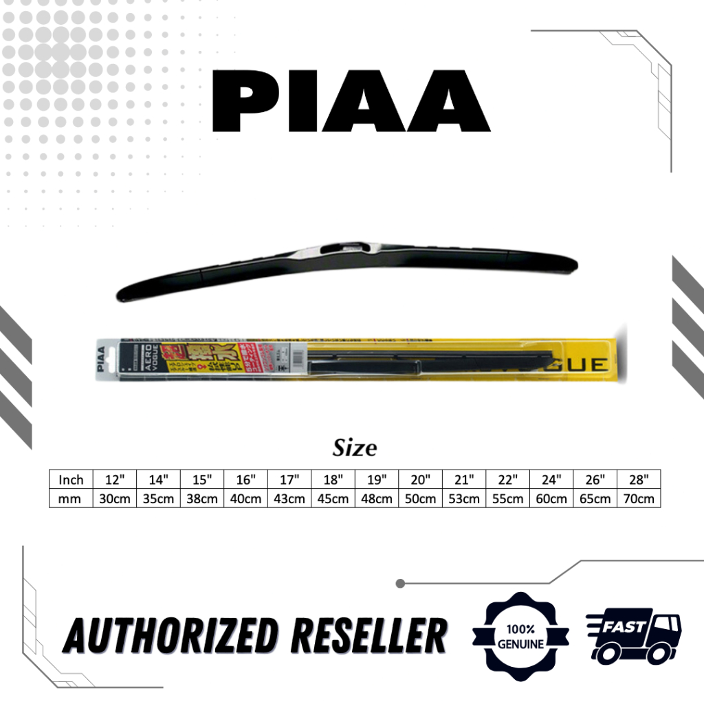 PIAA Aero Vogue Silicone Wiper Blade | Shopee Singapore