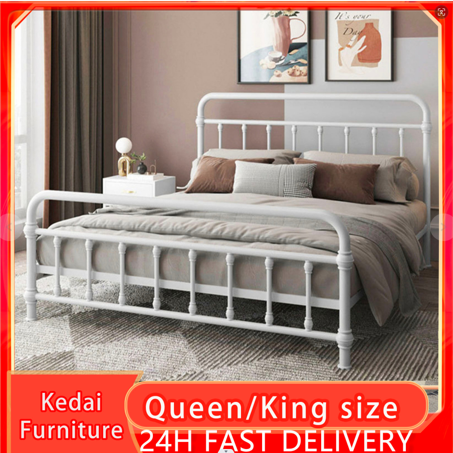 katil besi katil king size katil besi King King size bed iron bed frame ...
