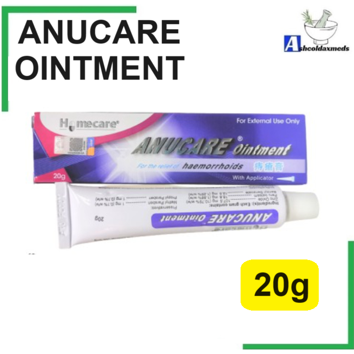 Anucare Ointment with applicator 20g Buasir/Daflon/Hemorid | Shopee ...