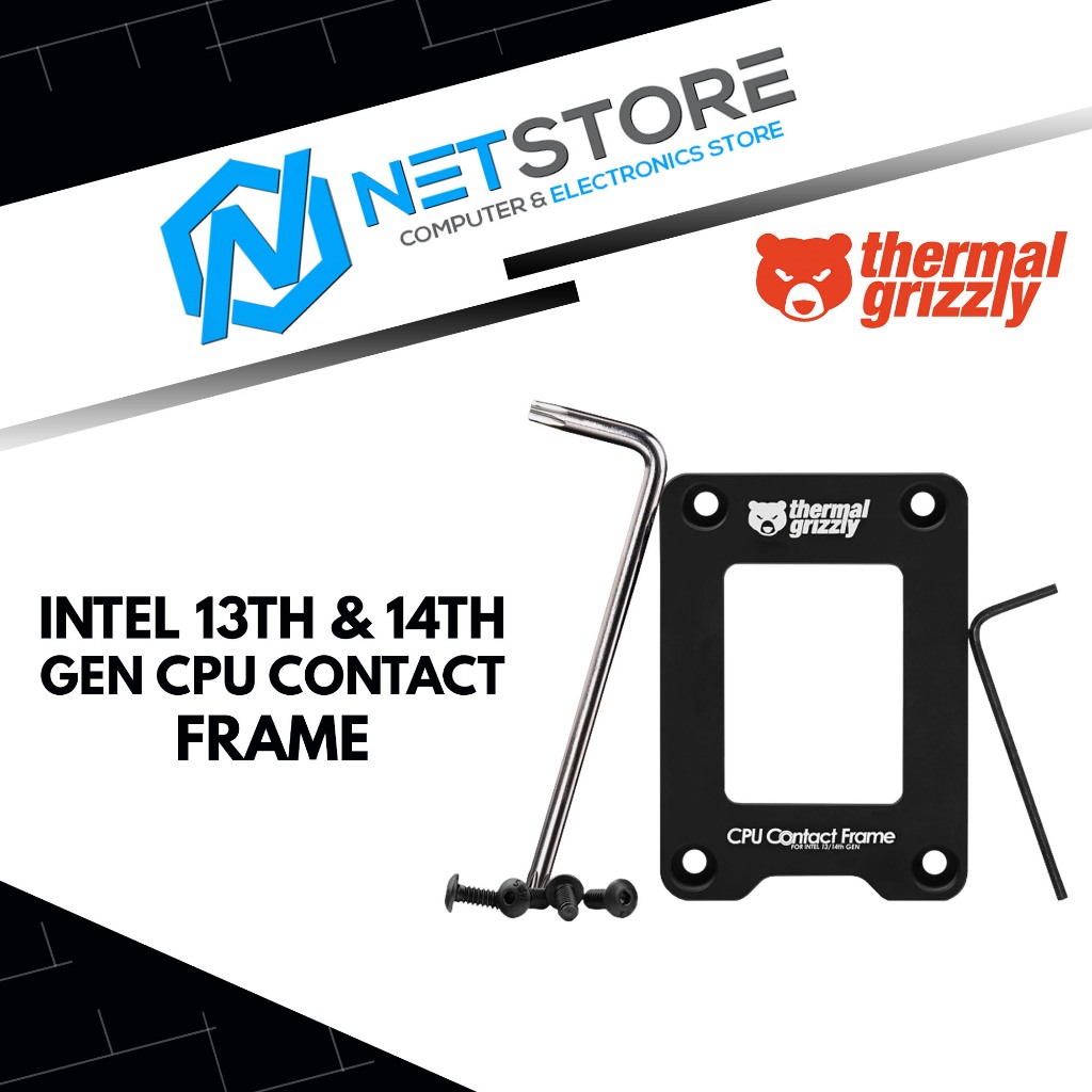 THERMAL GRIZZLY INTEL 13TH & 14TH GEN CPU CONTACT FRAME - TG-CF-i13G ...