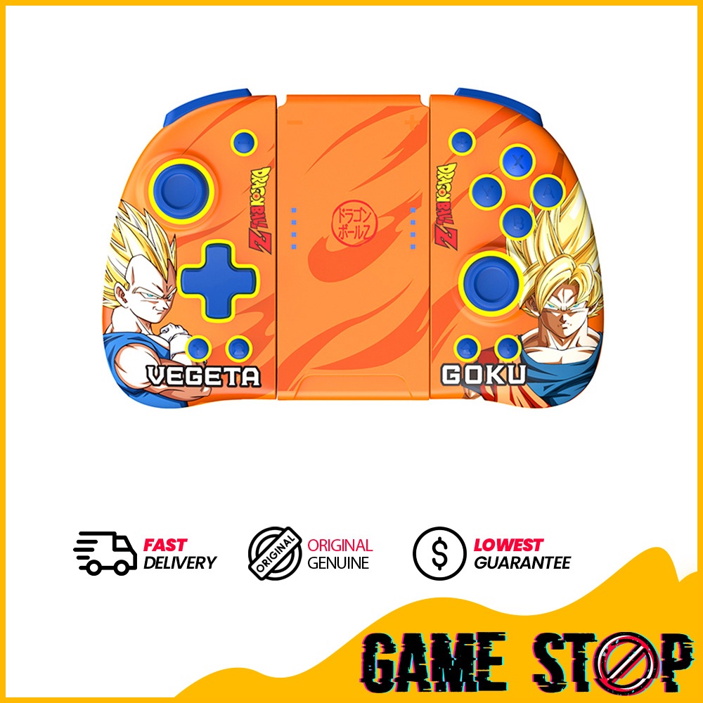 iiNE Switch Elite Joy-Con Controller - Dragon Ball Z Vegeta & Goku ...