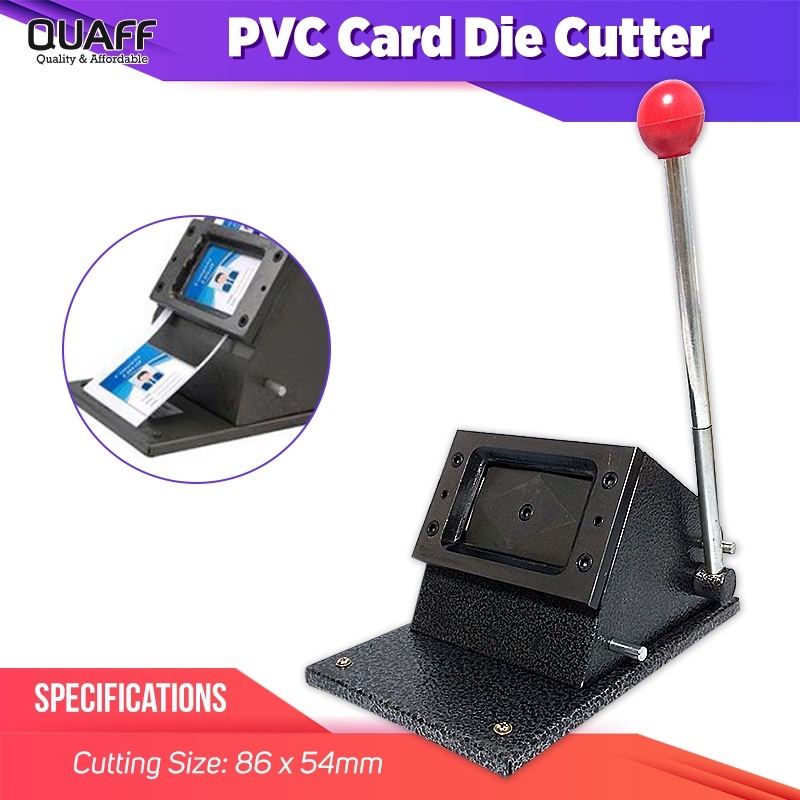 QUAFF PVC ID Card Die Cutter (86-54mm) | Shopee Singapore