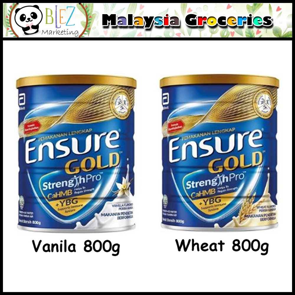 Ensure Gold Adult Complete Nutrition - Vanilla/Wheat Tin (800g ...