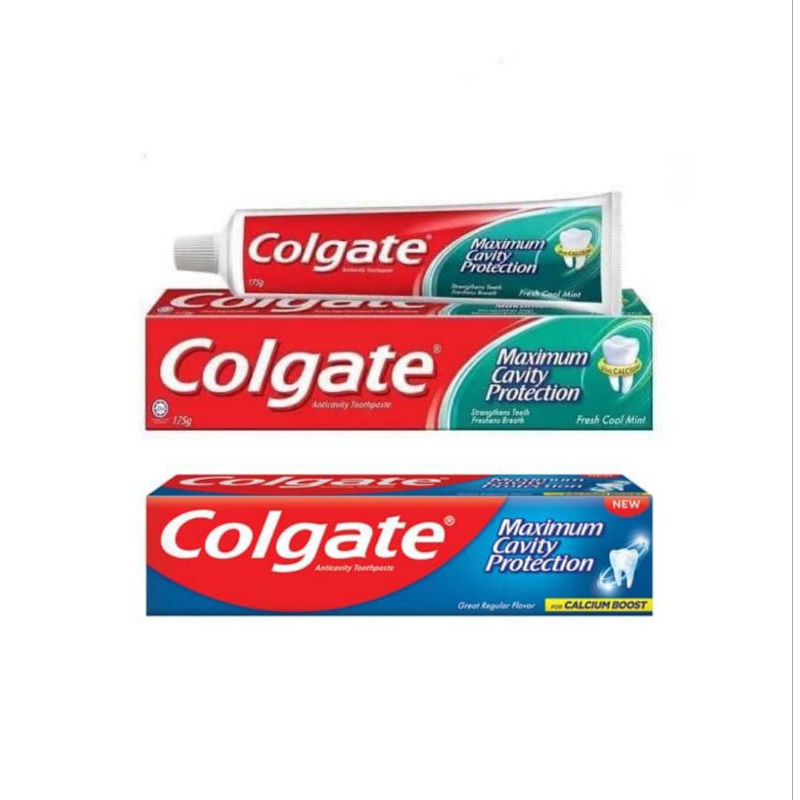 COLGATE ANTICAVITY TOOTHPASTE 75g/180g/UBAT GIGI/MAXIMUM CAVITY ...