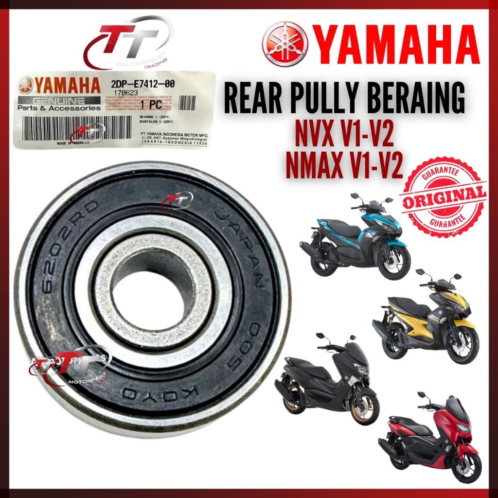 NMAX V1 V2 NVX155 AEROX NVX 155 Rear Pully Bearing 6202 With Bush CVT ...