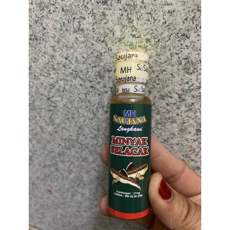 Mh SAUJANA BELACAK OIL 25ml | Shopee Singapore