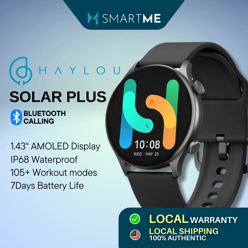 Haylou Solar Plus RT3 LS16 Smart Watch 1.43" AMOLED Display 105 Sports ...
