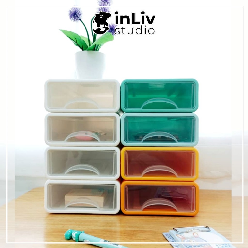 Desktop Stationary Organization Box Desk Drawer Makeup Storage Rack ...