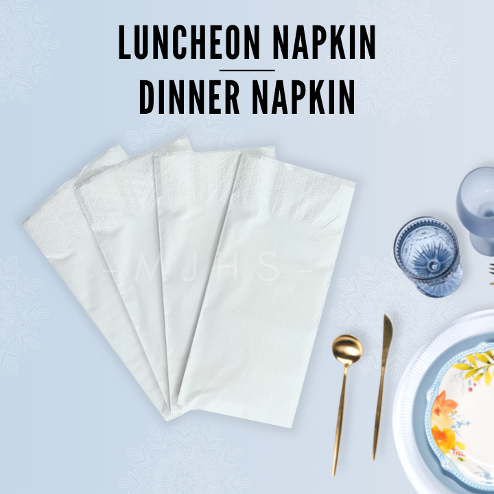 Luncheon Dinner Napkin Tissue Paper Virgin Pulp Thick 2ply Tisu Meja ...