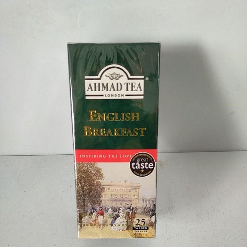 Ahmad Tea London English Breakfast -50g (25 bag x 2g) | Shopee Singapore
