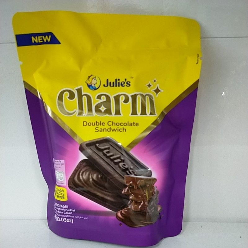 Julie's Charm Double Chocolate Sandwich -86g | Shopee Singapore