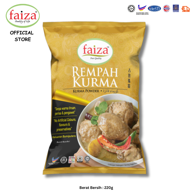 FAIZA's Rempah Kurma (220gm) | Shopee Singapore