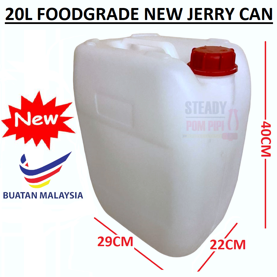 20L JERRY CAN / WATER CONTAINER / TONG AIR / TONG MINYAK / BEKAS AIR / BEKAS MINYAK | Shopee ...