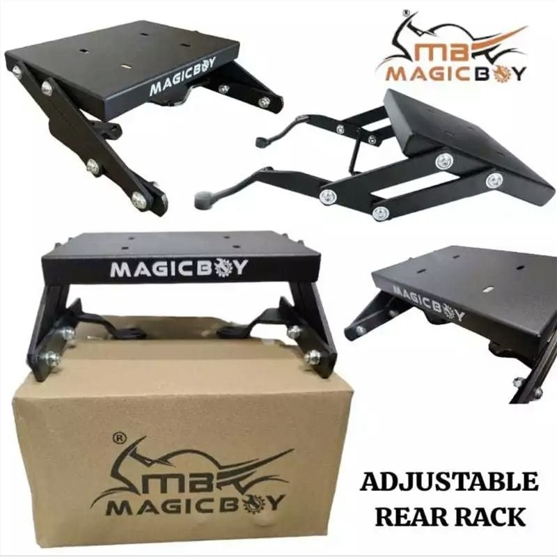 MAGICBOY ADJUSTABLE REAR RACK MONO RACK Y16 / Y15ZR / RS150 / LC135 / Y15 / LC135 V8 / LC135 FI ...