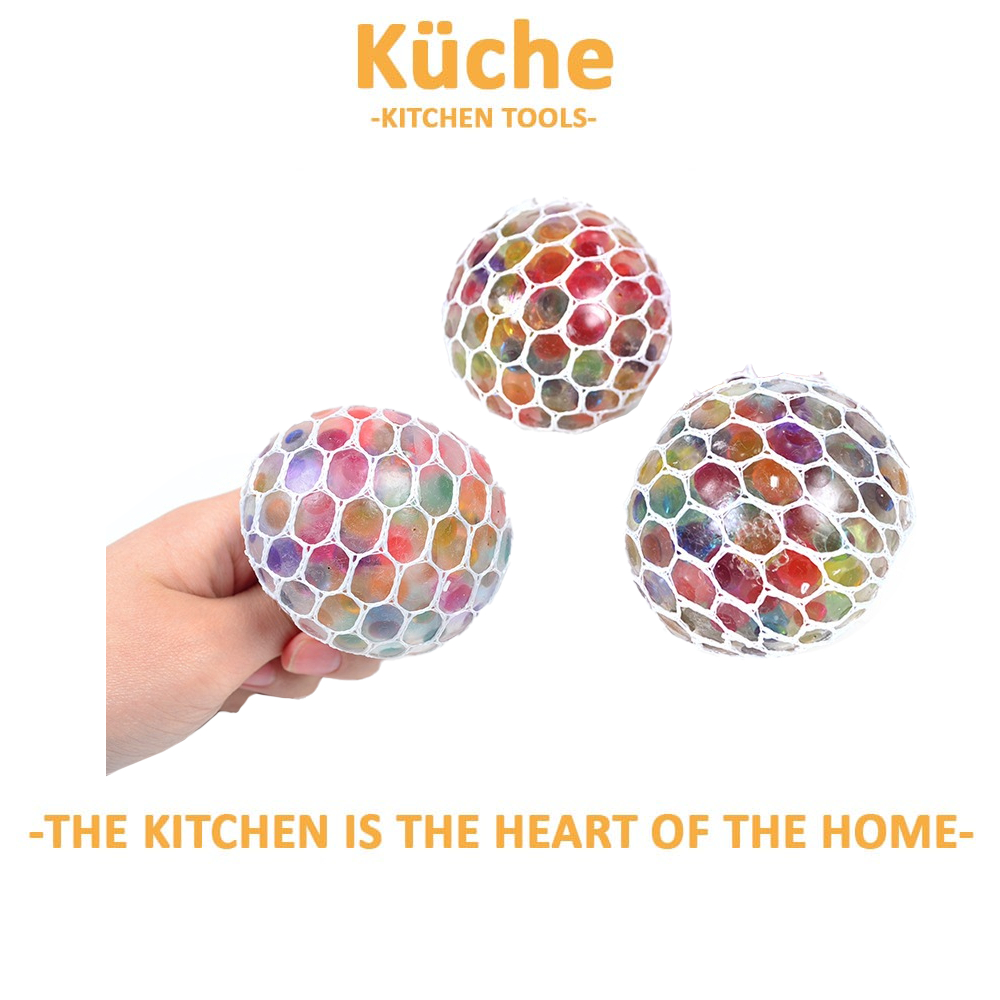 KUCHE Squishy Net Fruity Ball Squeeze Relax Stress Release Fun Toy Vent ...