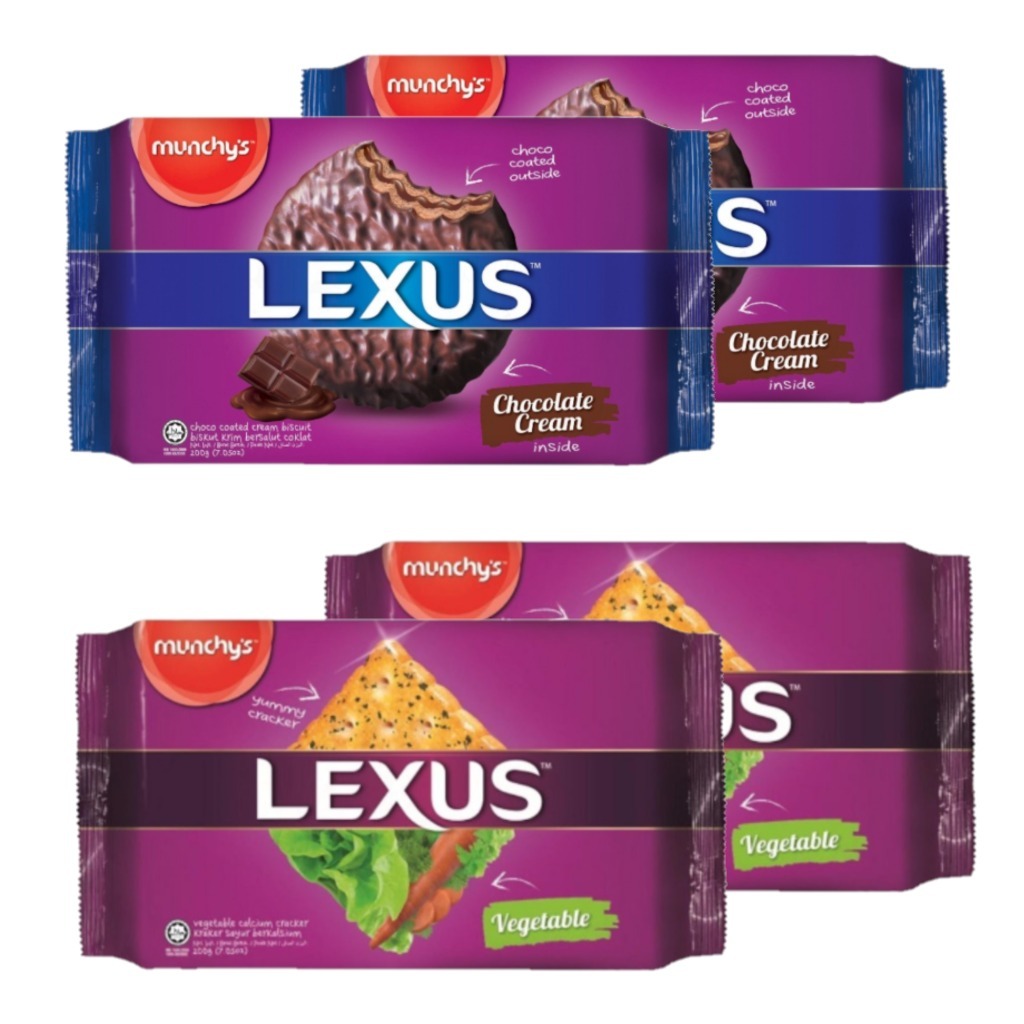 Munchy's Lexus Biscuits Assorted 200g x 2 Packs | Shopee Singapore