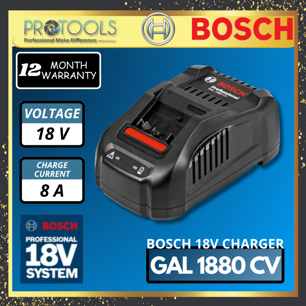 BOSCH 18V PROFESSIONAL CHARGER GAL18V-20 / GAL18V-40 / AL 1860CV ...