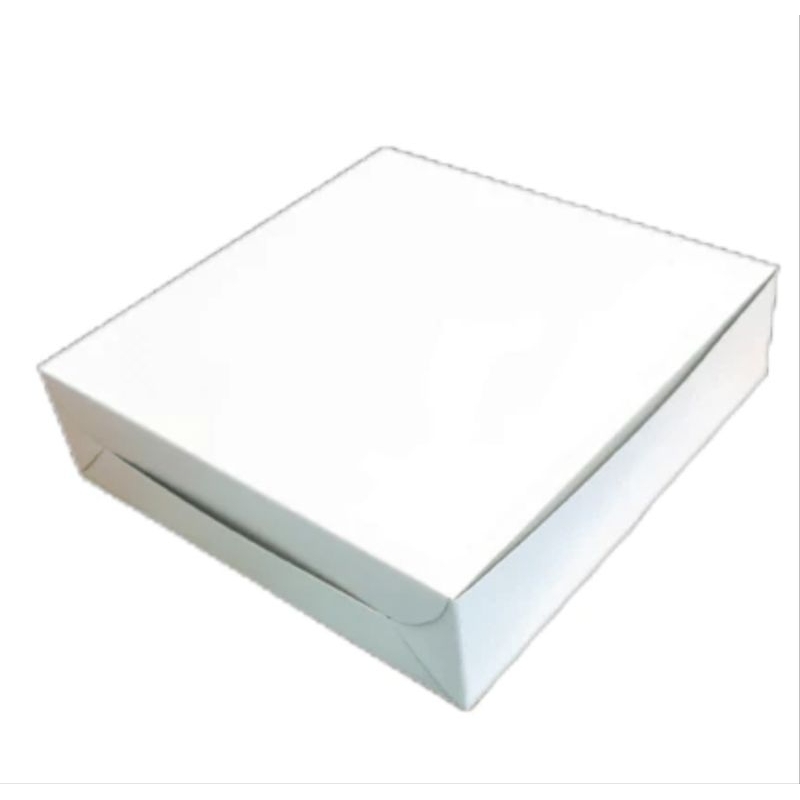 100 pcs Kotak Pizza White Box Pizza Box Donut Box Art Card Kotak Talam ...