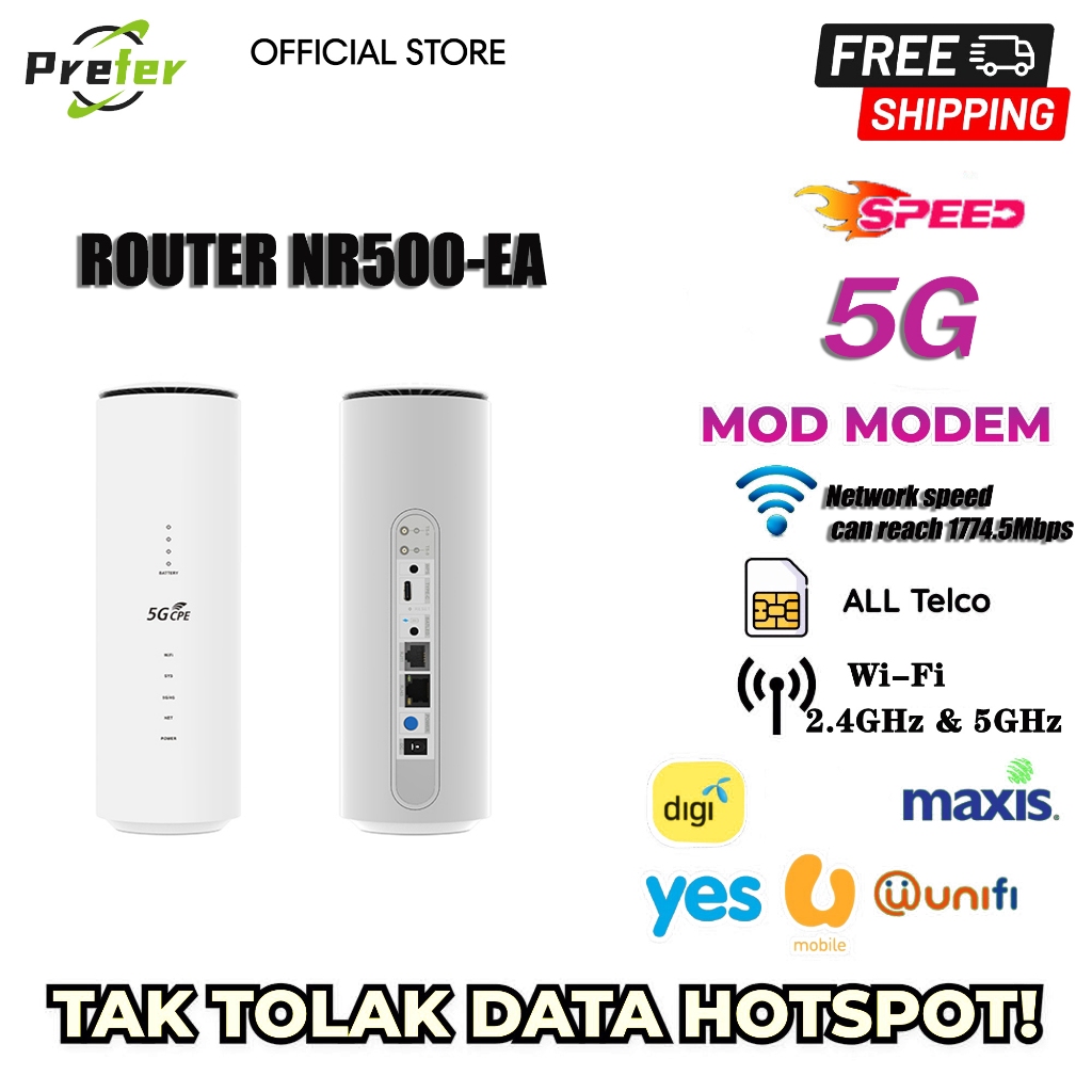 5G Modem Unlock WiFi WiFi6 CPE Router Modified Unlimited Hotspot Mod ...