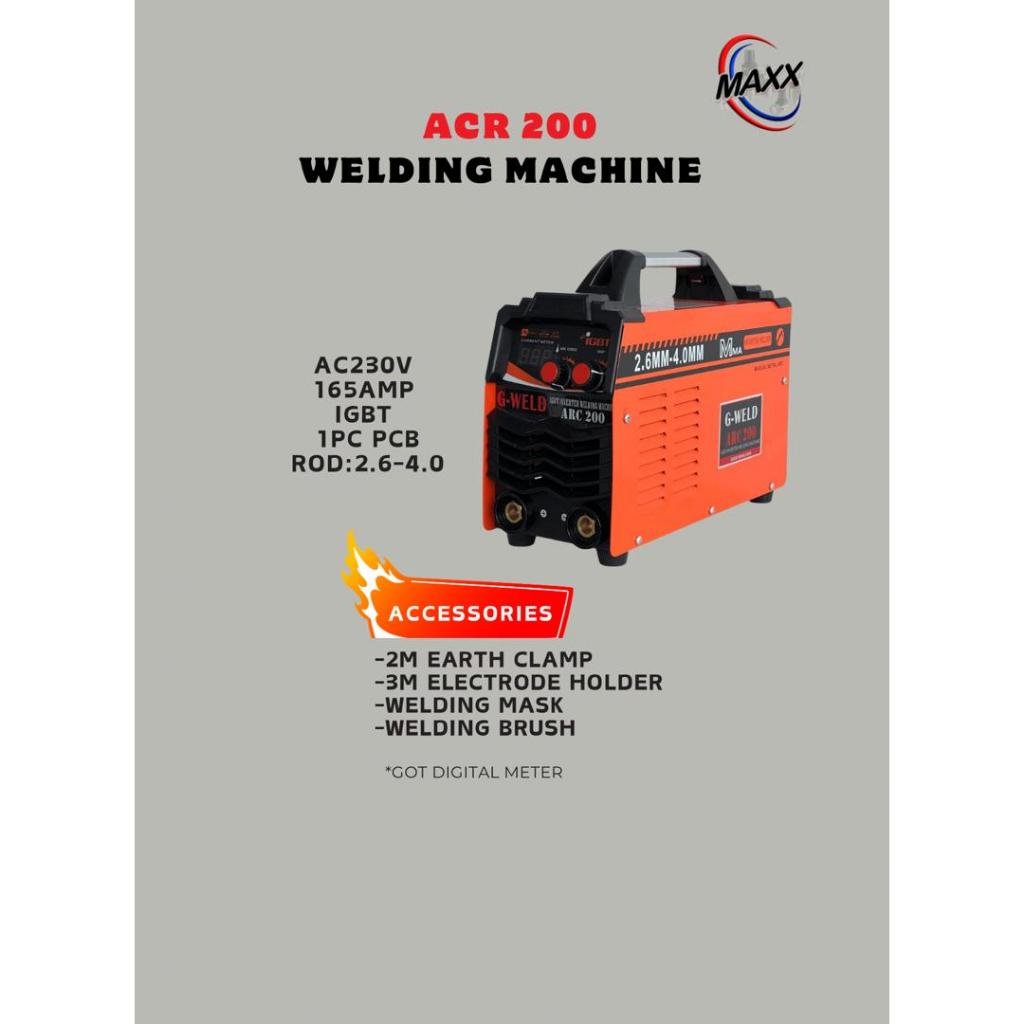 ACR 200 WELDING MACHINE (G-WELD) | Shopee Singapore