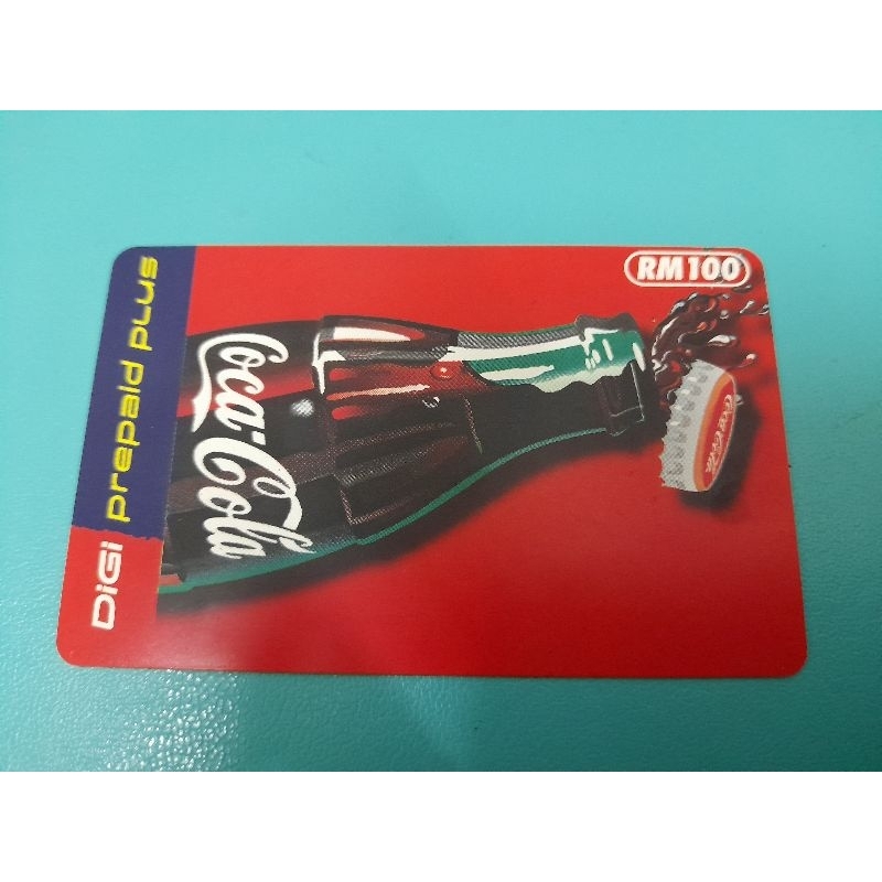 Digi & Coca Cola 2000 Special Edition Collection Reload Card | Shopee ...
