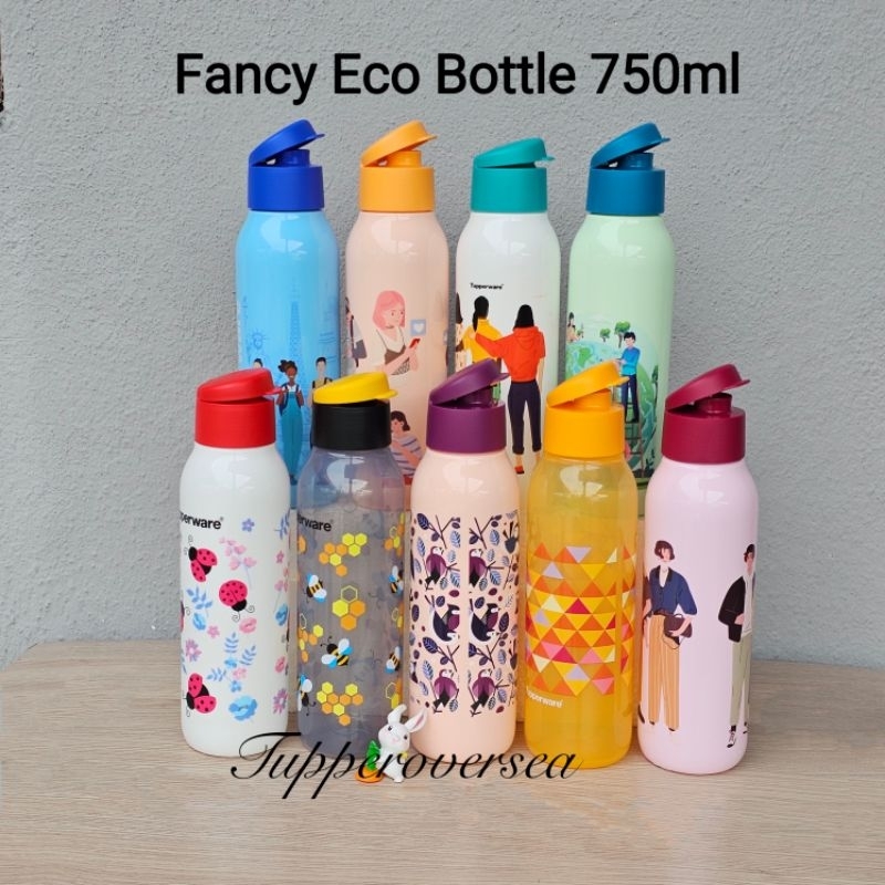 Tupperware Fancy Eco Bottle 750ml With Fliptop Cap | Shopee Singapore