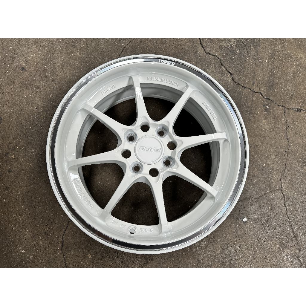 NNew 15x6.5J AOW CE28 CR Flow Formed Rim (set of 4) WHITE 4x100 forMyvi Bezza Axia Saga City ...