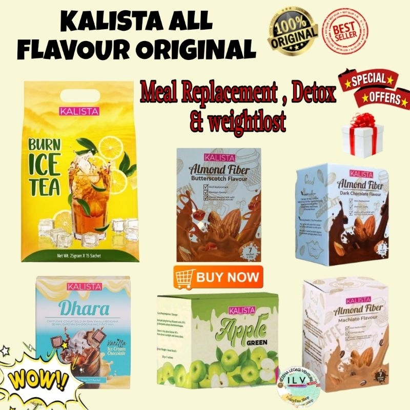 ALL KALISTA FLAVOUR, MINUMAN FREE SUGAR, WEIGHTLOST, TURUN BERAT BADAN ...