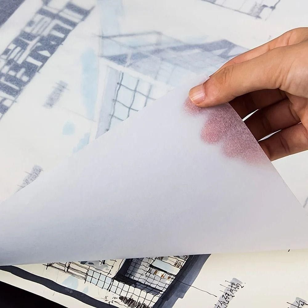 500 PCS A4 Translucent Sketch Paper Tracing Paper Translucent Drawing ...