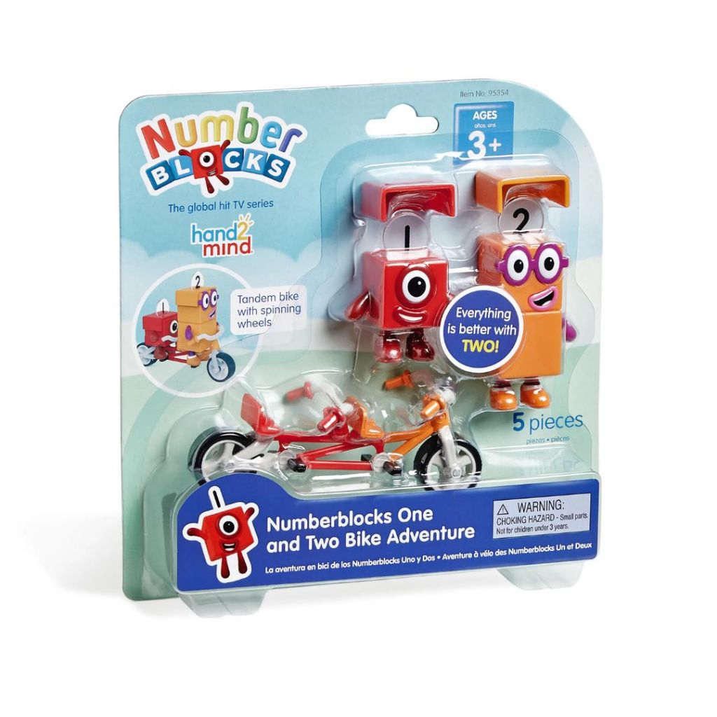 Numberblocks One and Two Bike Blocks Adventure Figure Pack | Shopee ...