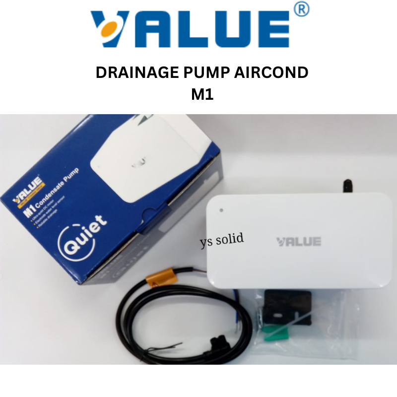 VALUE INDOOR DRAINAGE PUMP A/C WALL MOUNTED 1-3Hp (M1) C/W DRAIN HOSE ...