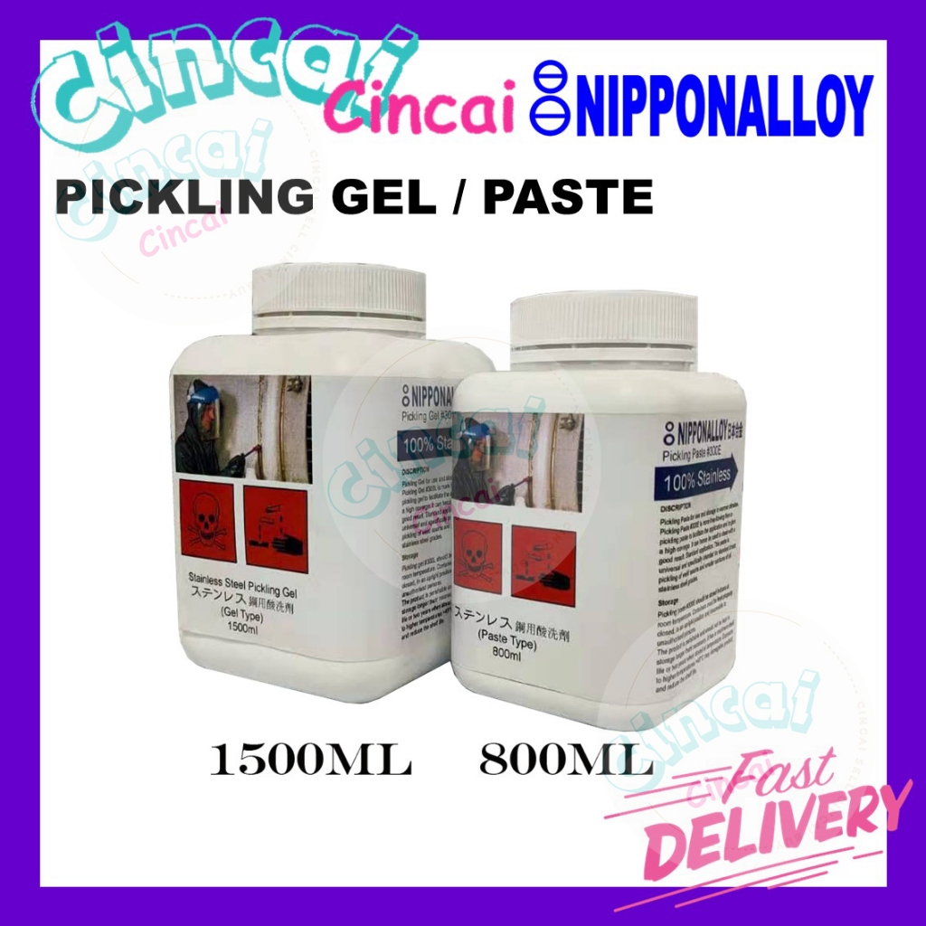NIPPONALLOY 300L Stainless Steel Welding Acid Cleaning Pickling Gel ...