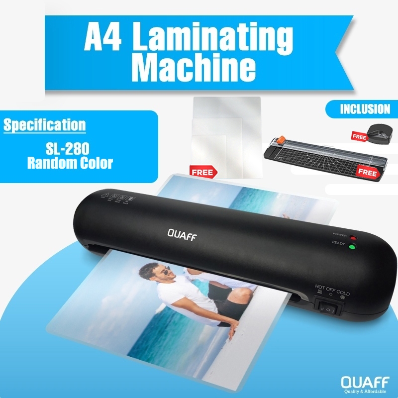 Sl280 Laminator A4 Size Hot And Cold Laminating Machine Free Corner