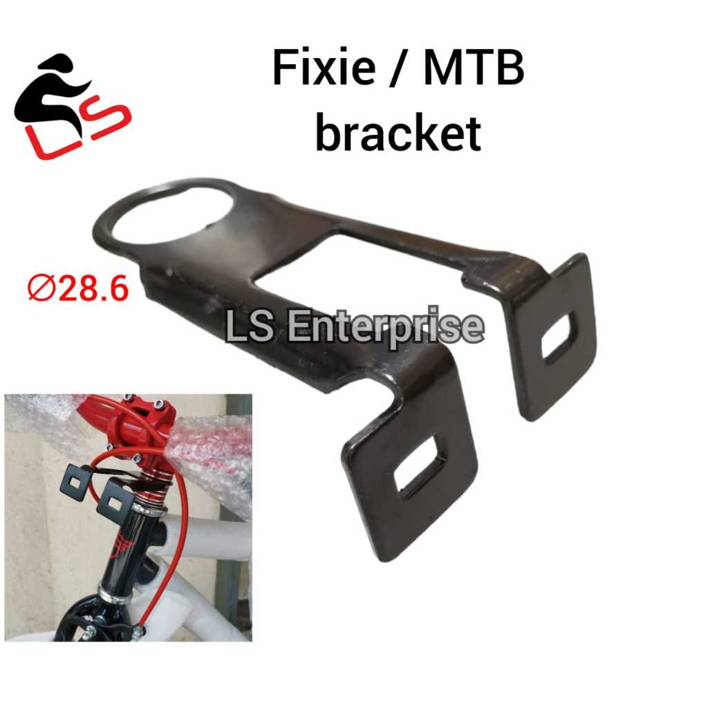 Ø28.6mm Fixie MTB Bicycle Basket Bracket Bakul Bracket Basikal | Shopee ...
