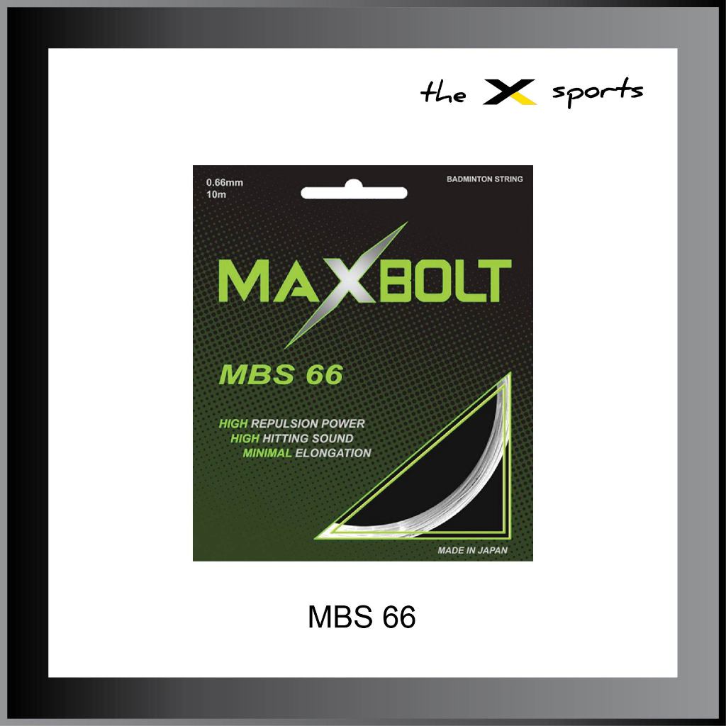 Maxbolt Badminton String MBS 66 | Shopee Singapore