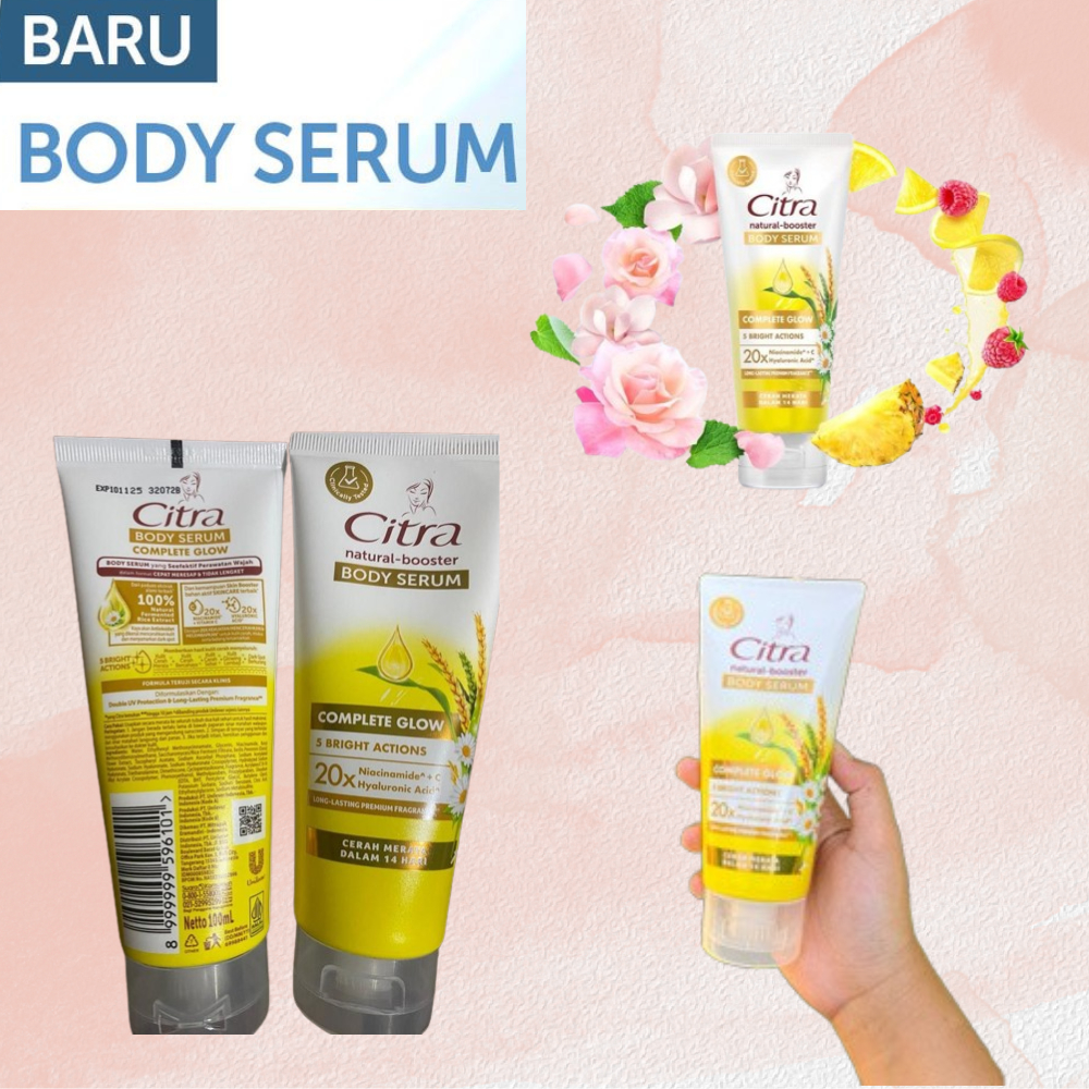 CITRA BODY COMPLETE GLOW 180ML / NATURAL BOOSTER BODY WITH 20X ...
