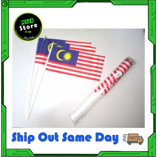 Hand Flag of the Merdeka Car Jalan Gemilang National Independence Day ...