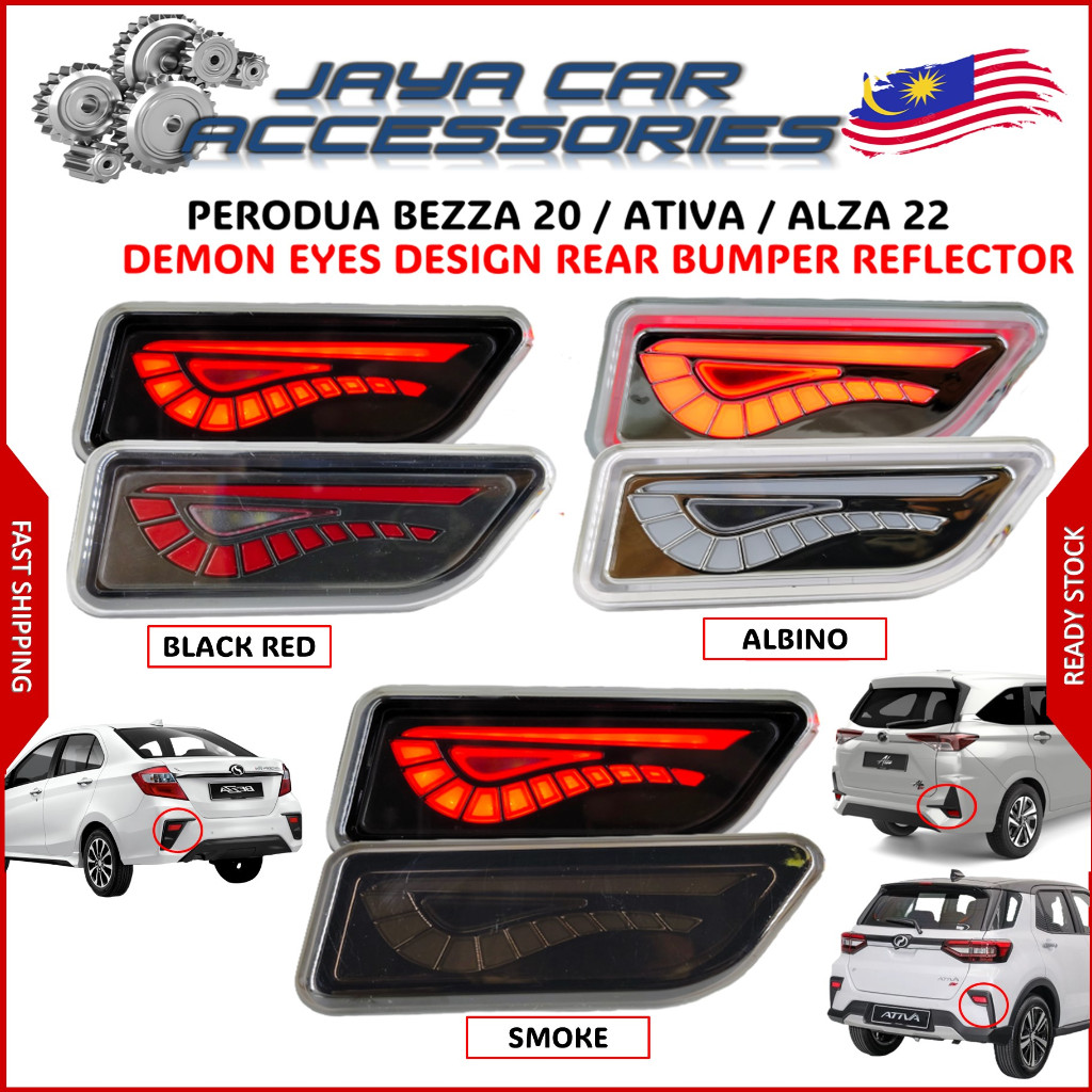 DTK Perodua Bezza 2020-2024/Ativa 2020/Alza 2022-2024 Demon Eyes Design ...