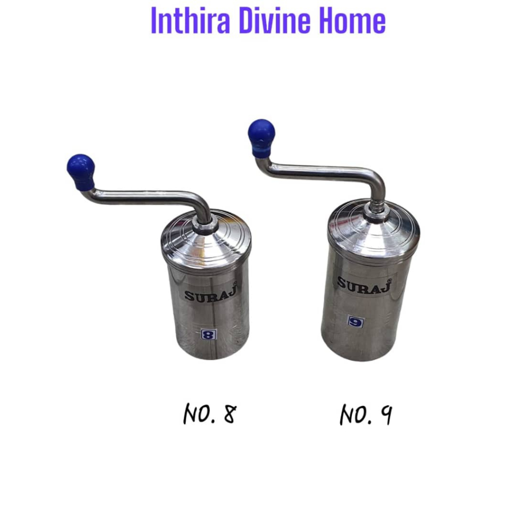 Stainless Steel Murukku/Idiyappam/Putu Mayam Maker (Turn Type) with 6 ...