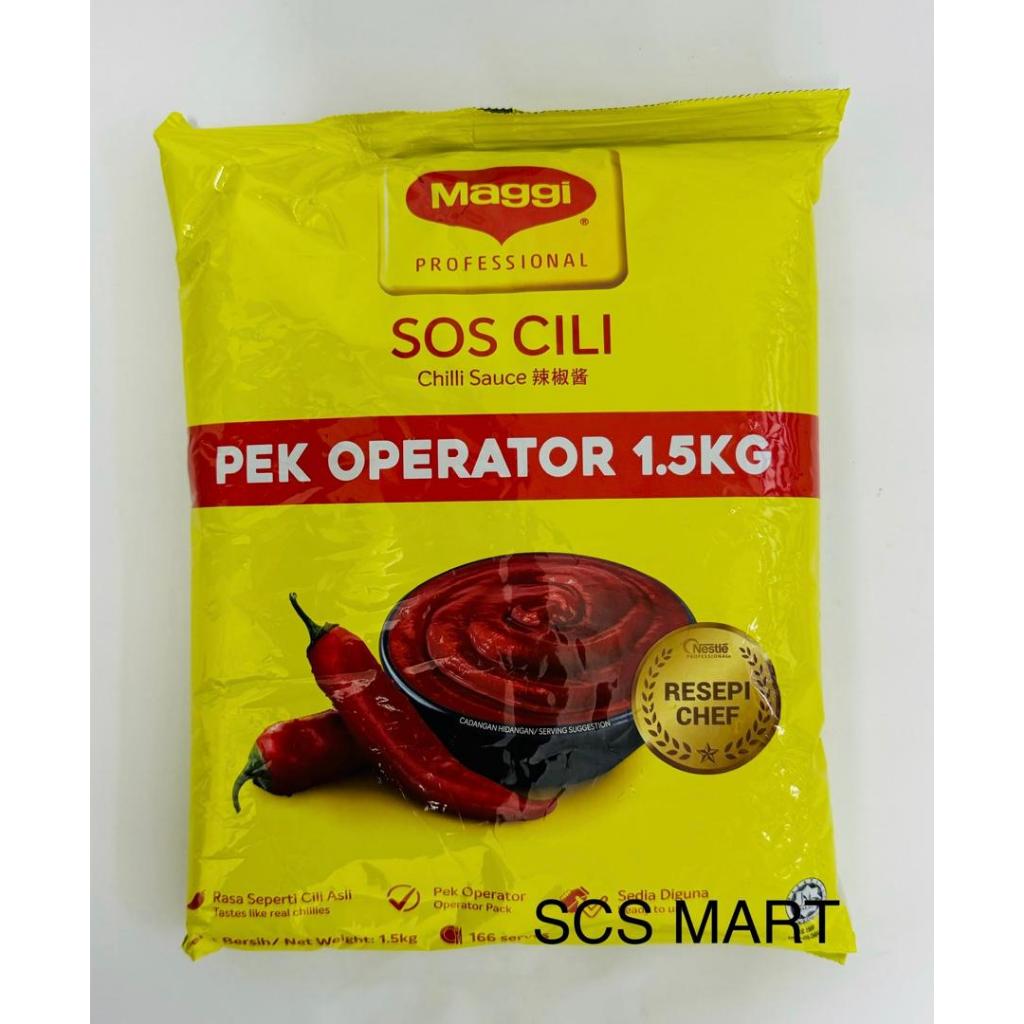 Maggi Sos Cili 1.5kg 辣椒酱 Chilli Sauce (Pek Operator) | Shopee Singapore